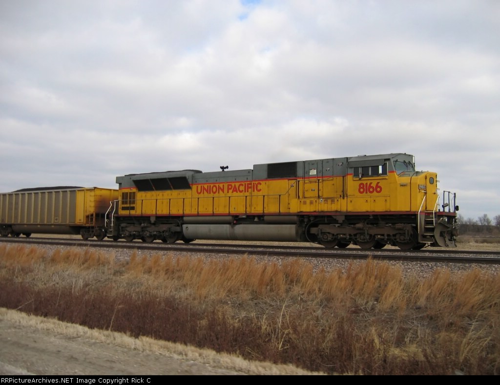 UP 8166 - Broadside View